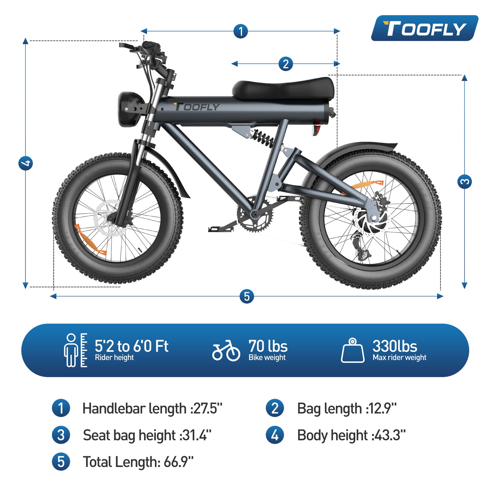 Electric Bikes S18 – Toofly